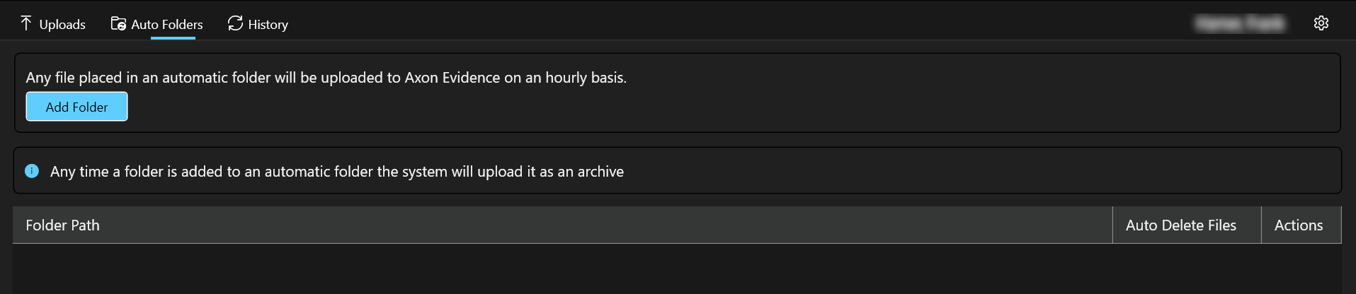 Upload files with Evidence Upload XT