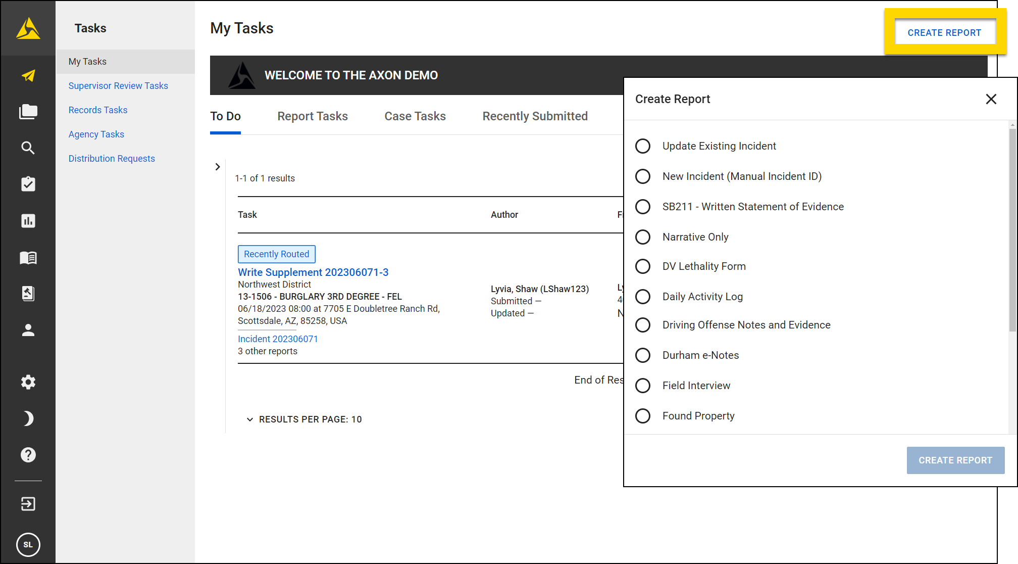 Report Writing Terms and Definitions - Axon Records